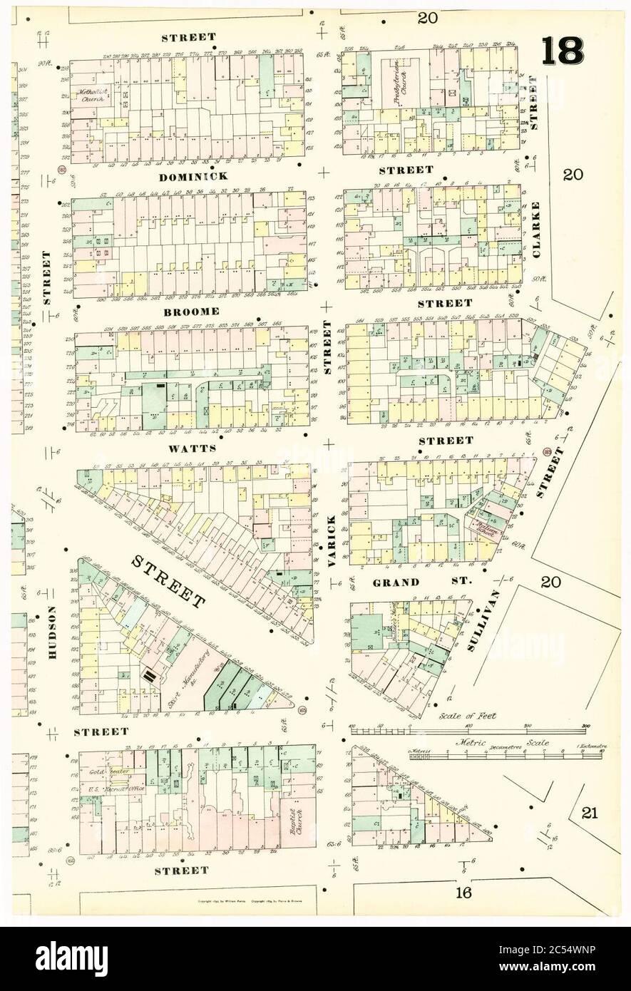 Insurance maps of the city of New York Stock Photo - Alamy