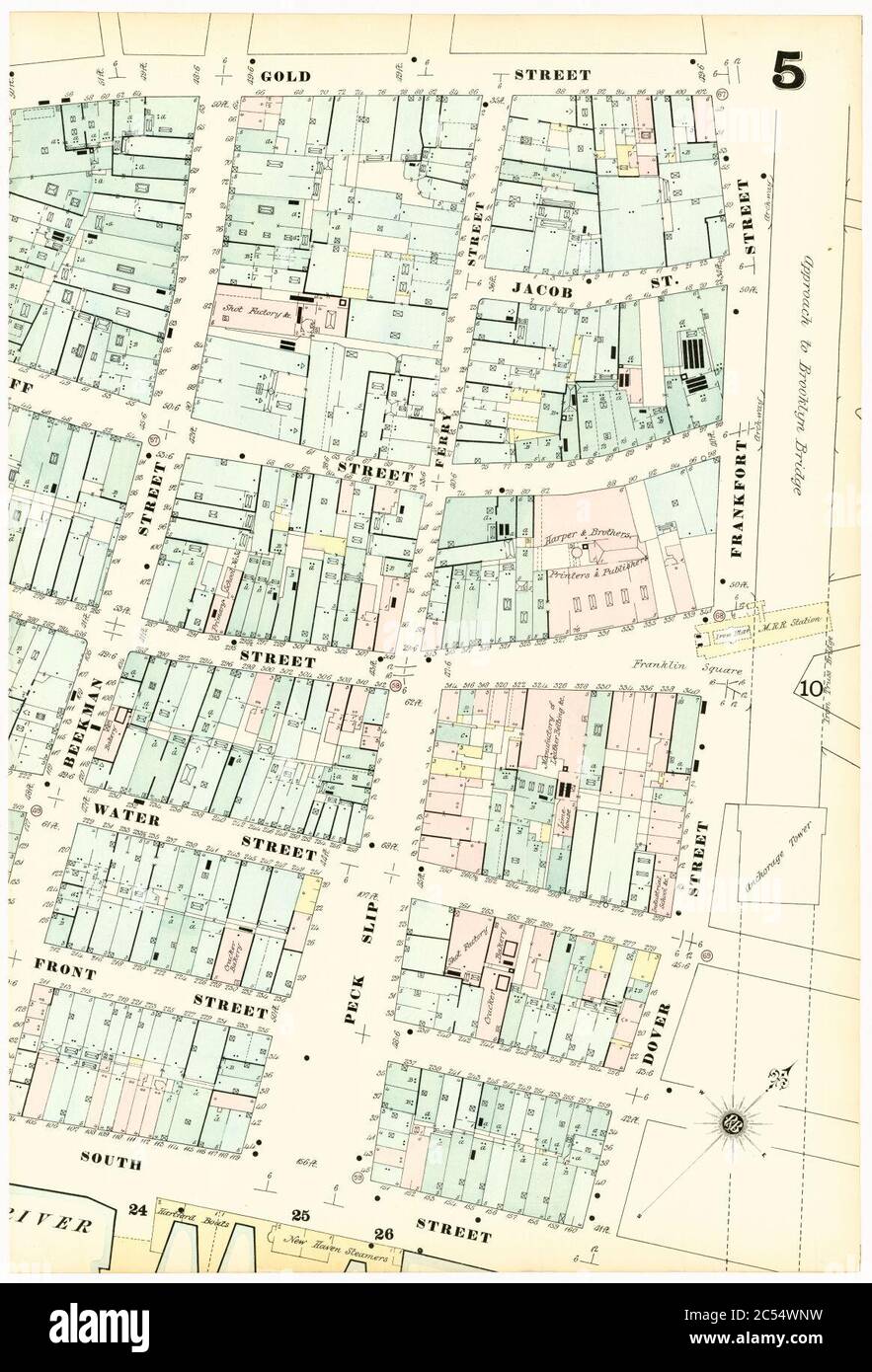 Insurance maps of the city of New York Stock Photo - Alamy