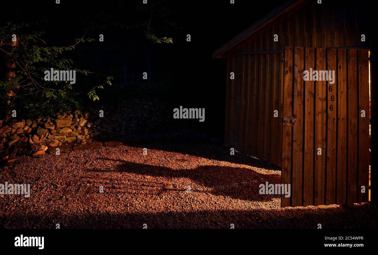 Devil shadow hi-res stock photography and images - Alamy