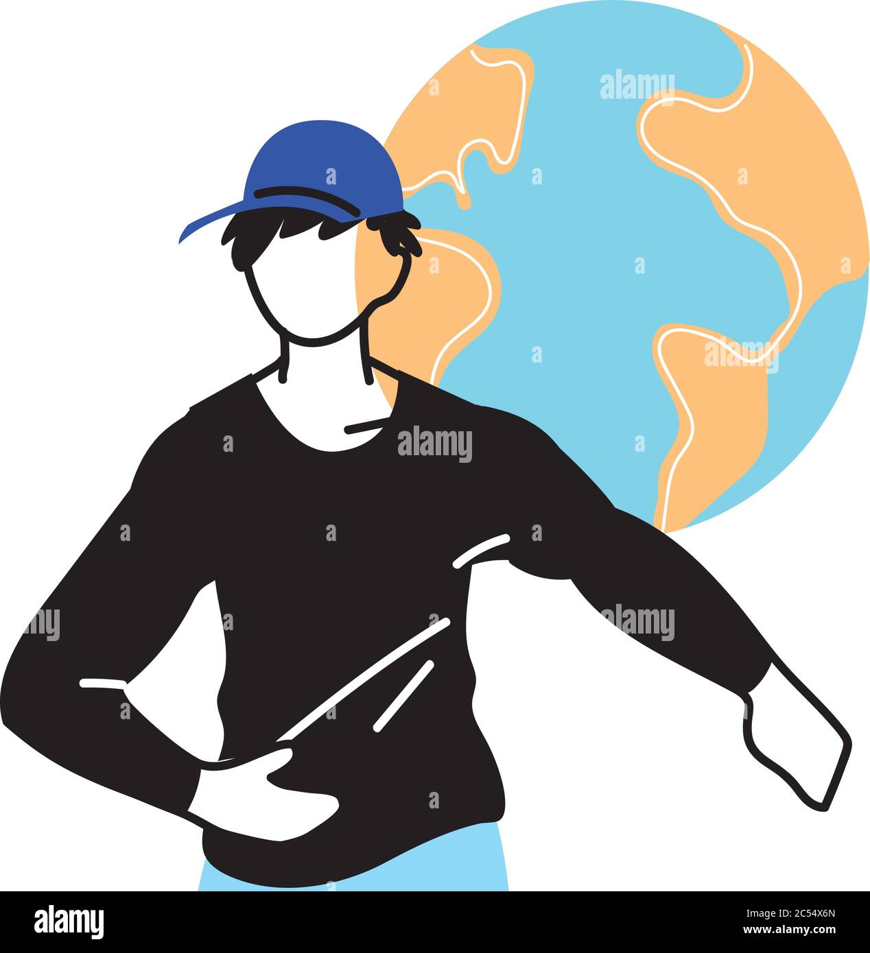 man avatar running with world design, Marathon athlete training and ...