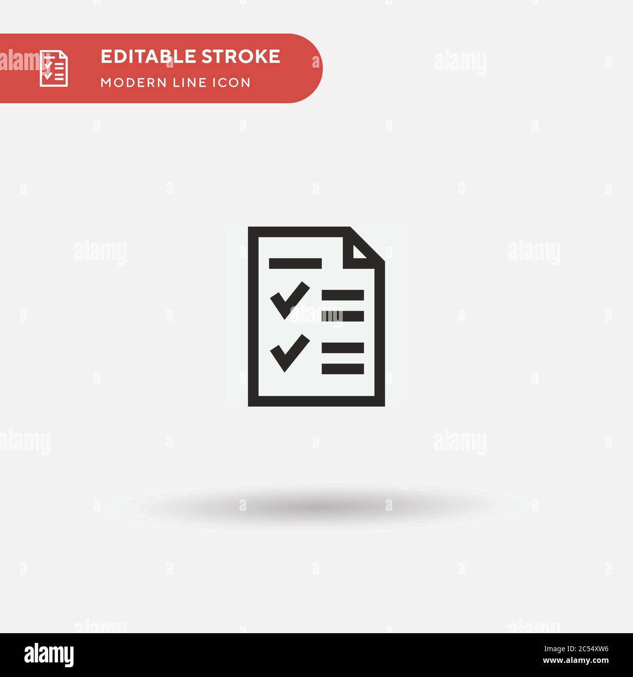 Brief Simple vector icon. Illustration symbol design template for web ...