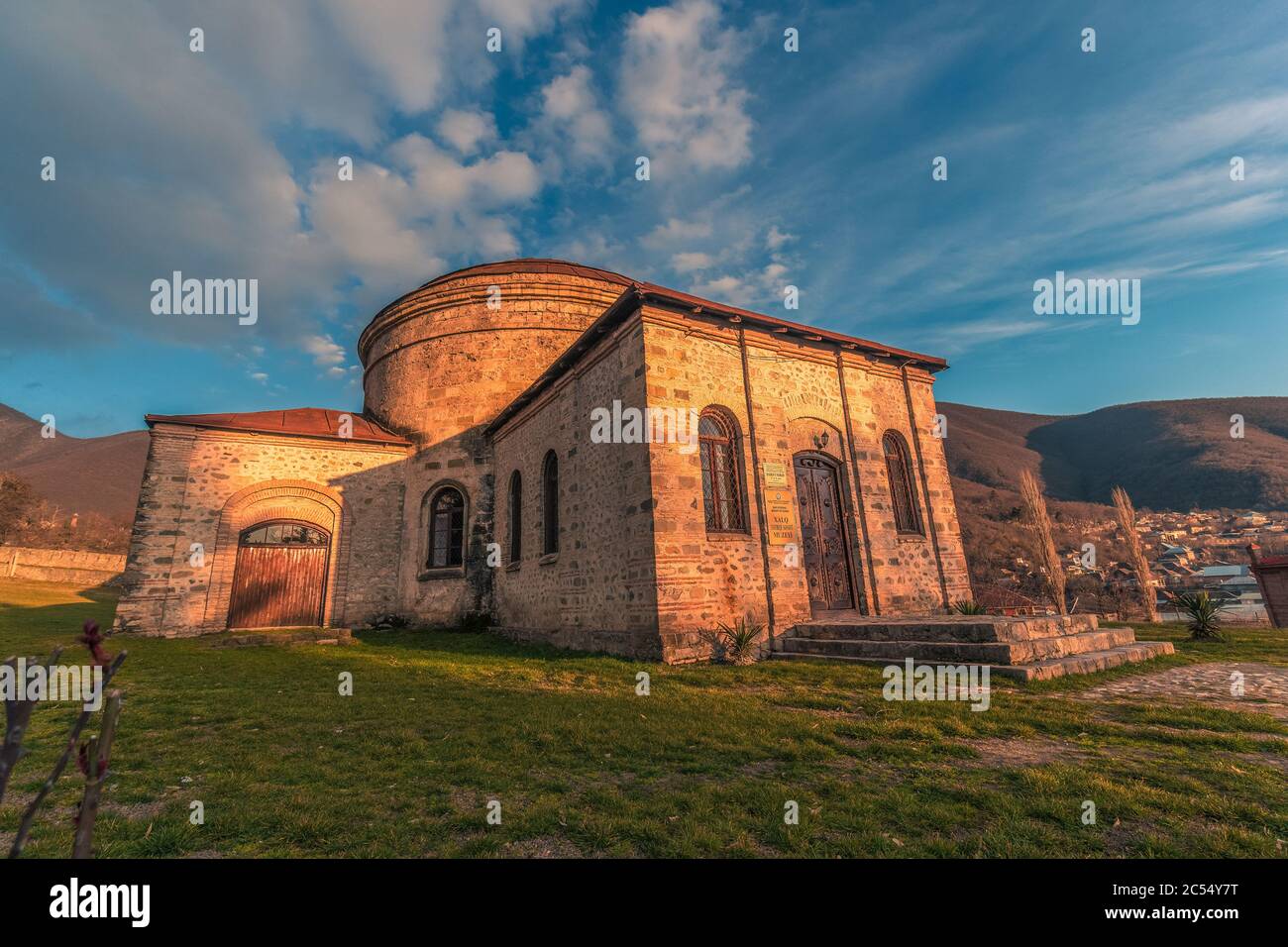 Xan Masjid, Old Khan mosque, Sheki, Azerbaijan Stock Photo - Alamy