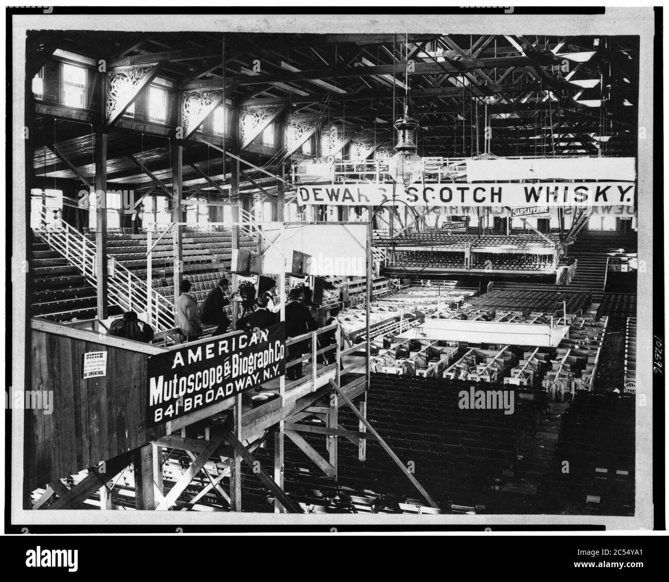 Interior of Coney Island club house Stock Photo - Alamy