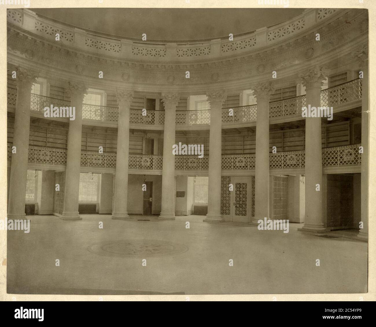 Interior of library, University of Virginia Stock Photo - Alamy