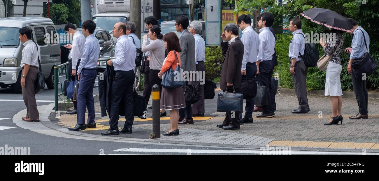 Japanese office workers hi-res stock photography and images - Alamy