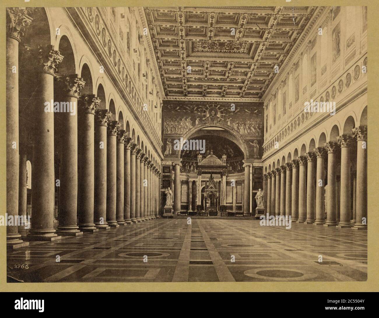 Interior of St. Paul's, Rome, by Griffiths Stock Photo - Alamy