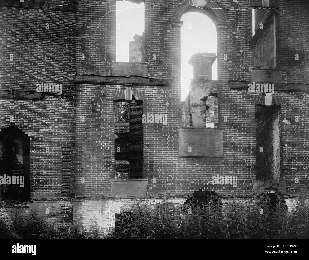 Interior Rosewell Plantation ruins Gloucester County Virginia by ...
