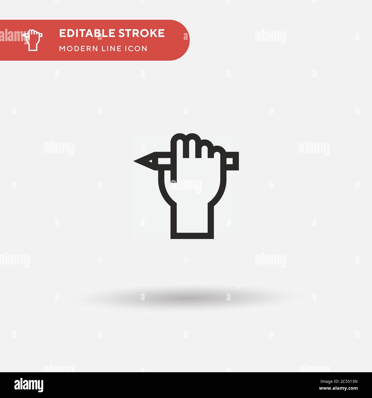 Draw Simple vector icon. Illustration symbol design template for web ...