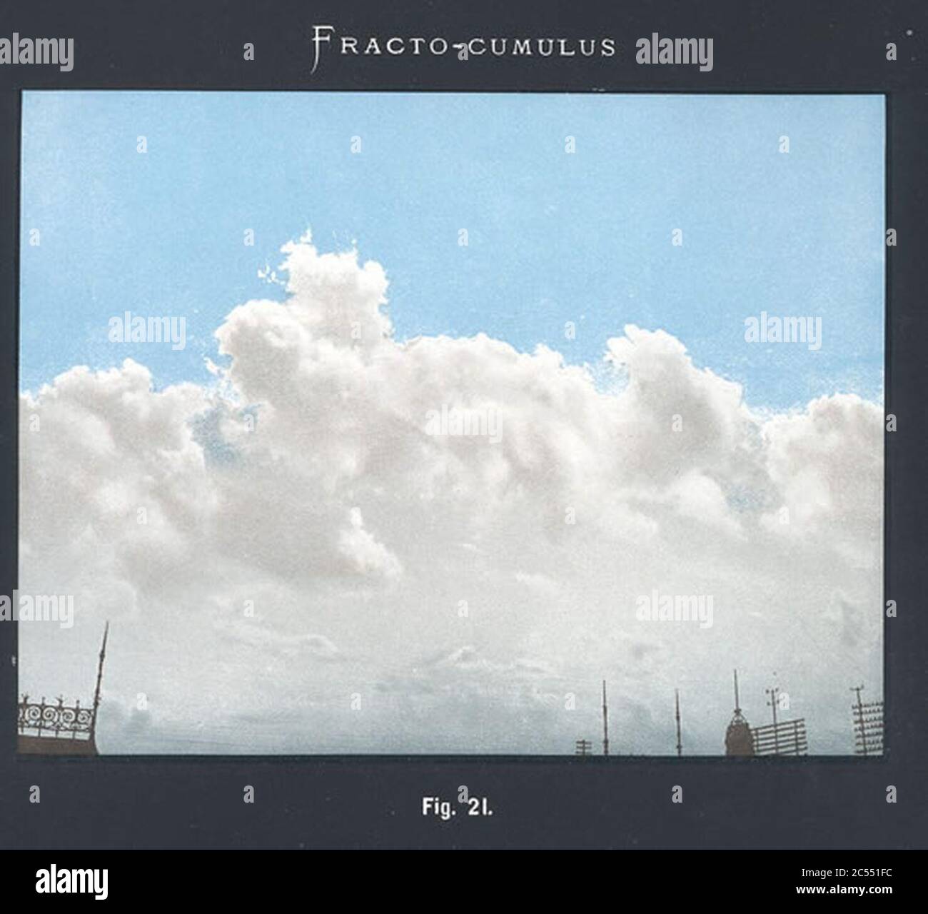 International Cloud Atlas 1896-21-Fracto-cumulus Stock Photo - Alamy