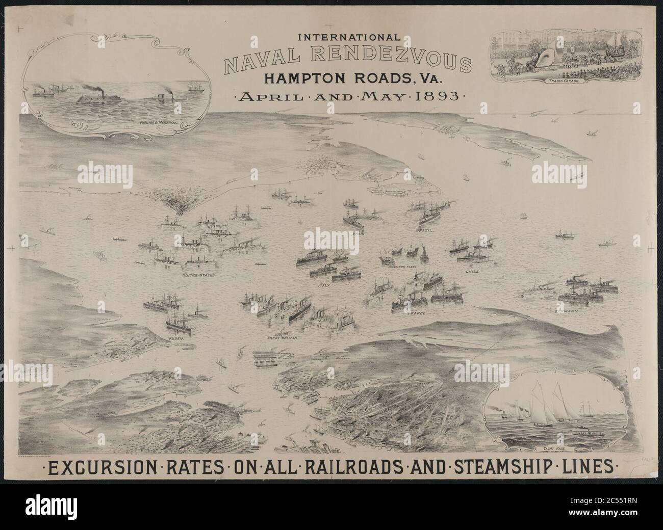 International naval rendezvous, Hampton Roads Va Stock Photo - Alamy