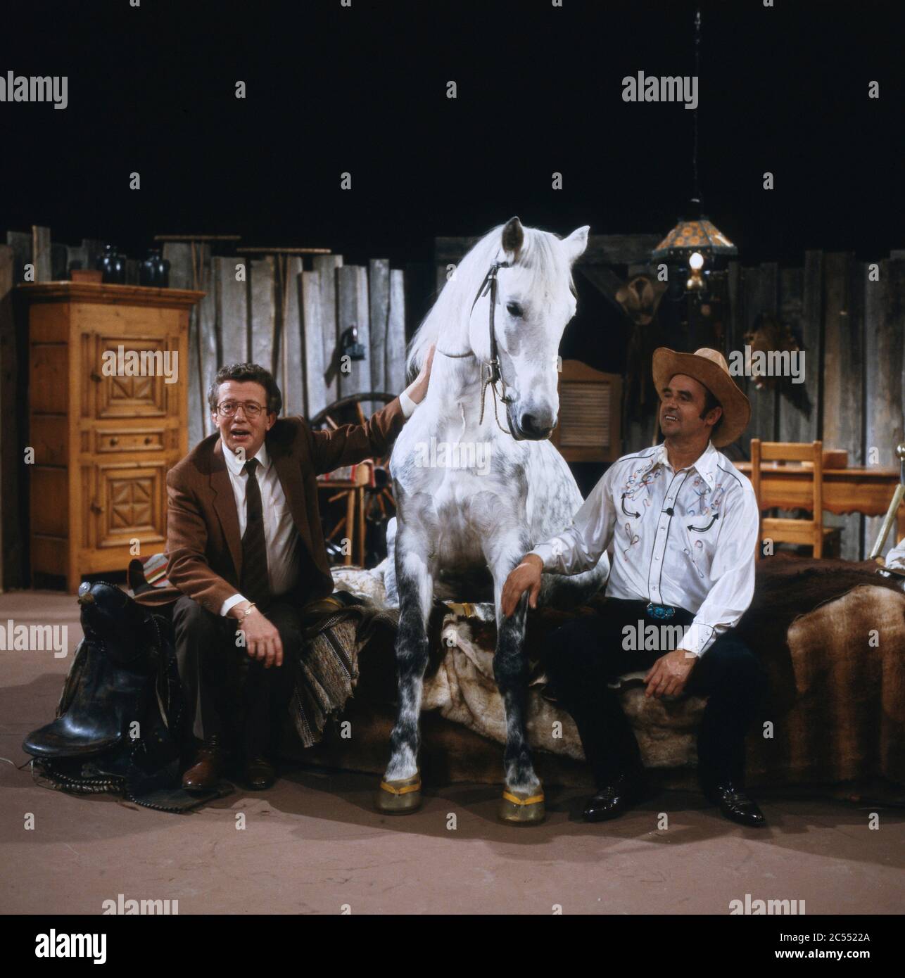 Dieter Thomas Heck, Toni Hochegger und sein Pferd Jacket in Die ...