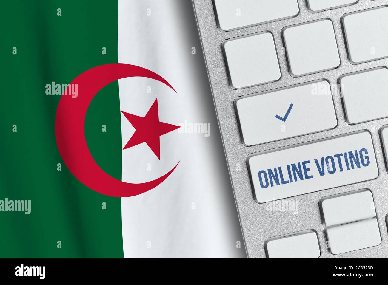 Online voting concept in People Democratic Republic of Algeria ...