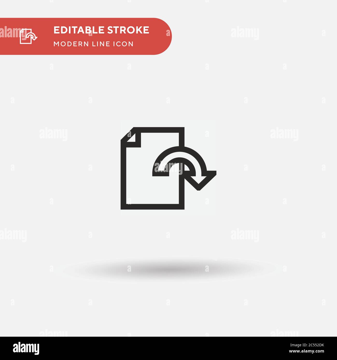 Website restore icon outline Stock Vector Images - Alamy