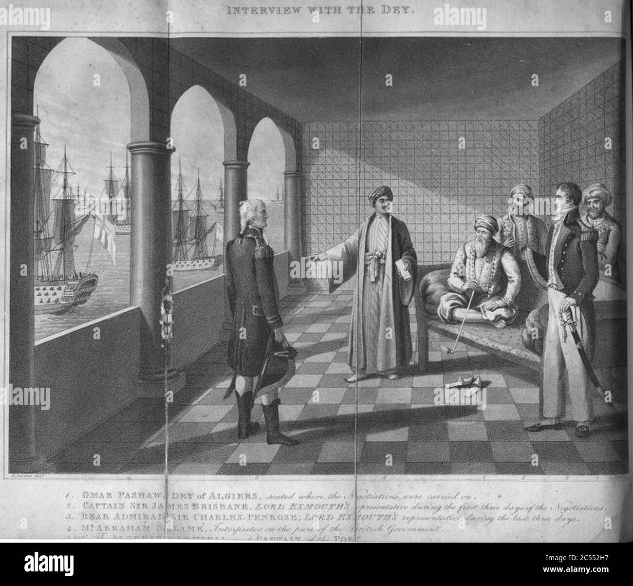 Interview with the dey Stock Photo - Alamy