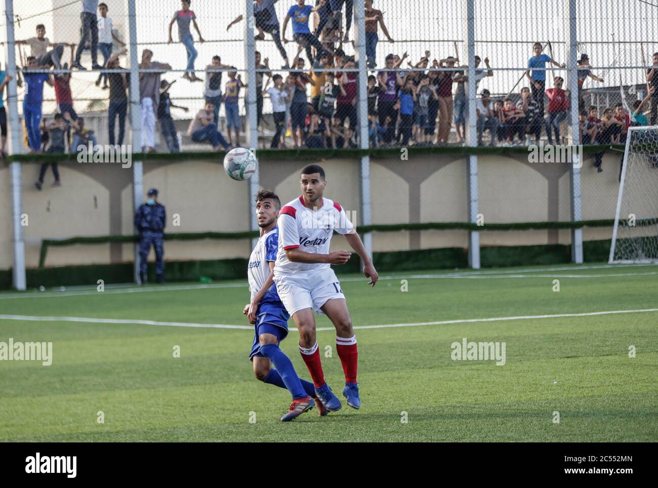 Gaza City, The Gaza Strip, Palestine. 30th June, 2020. A player of ...