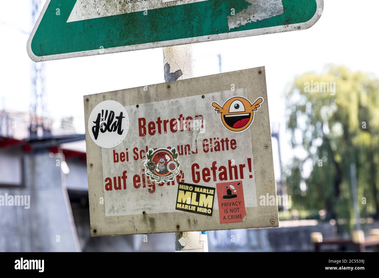 Street signs, Berlin, Germany Stock Photo - Alamy