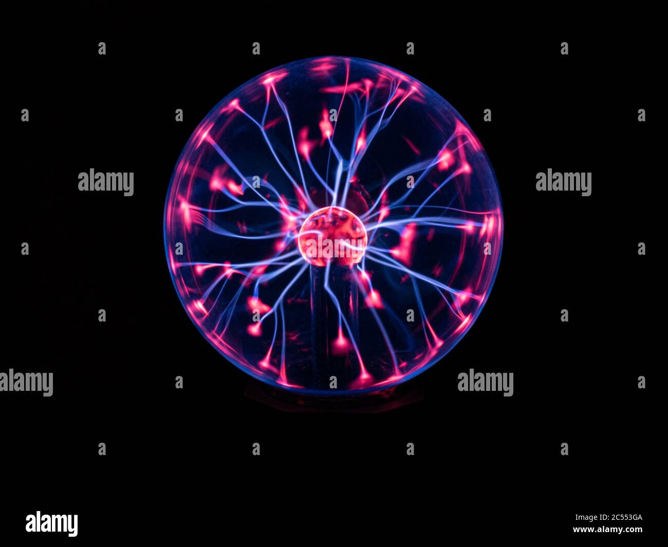 Electricity in a plasma ball hi-res stock photography and images - Alamy