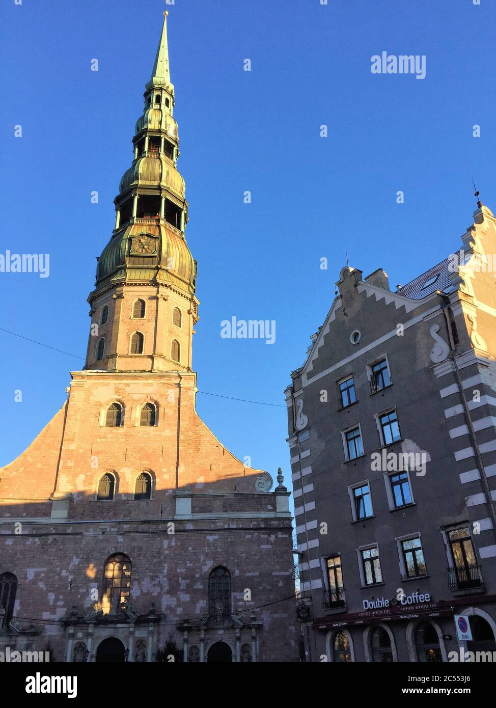 Church in the center of Riga Stock Photo - Alamy