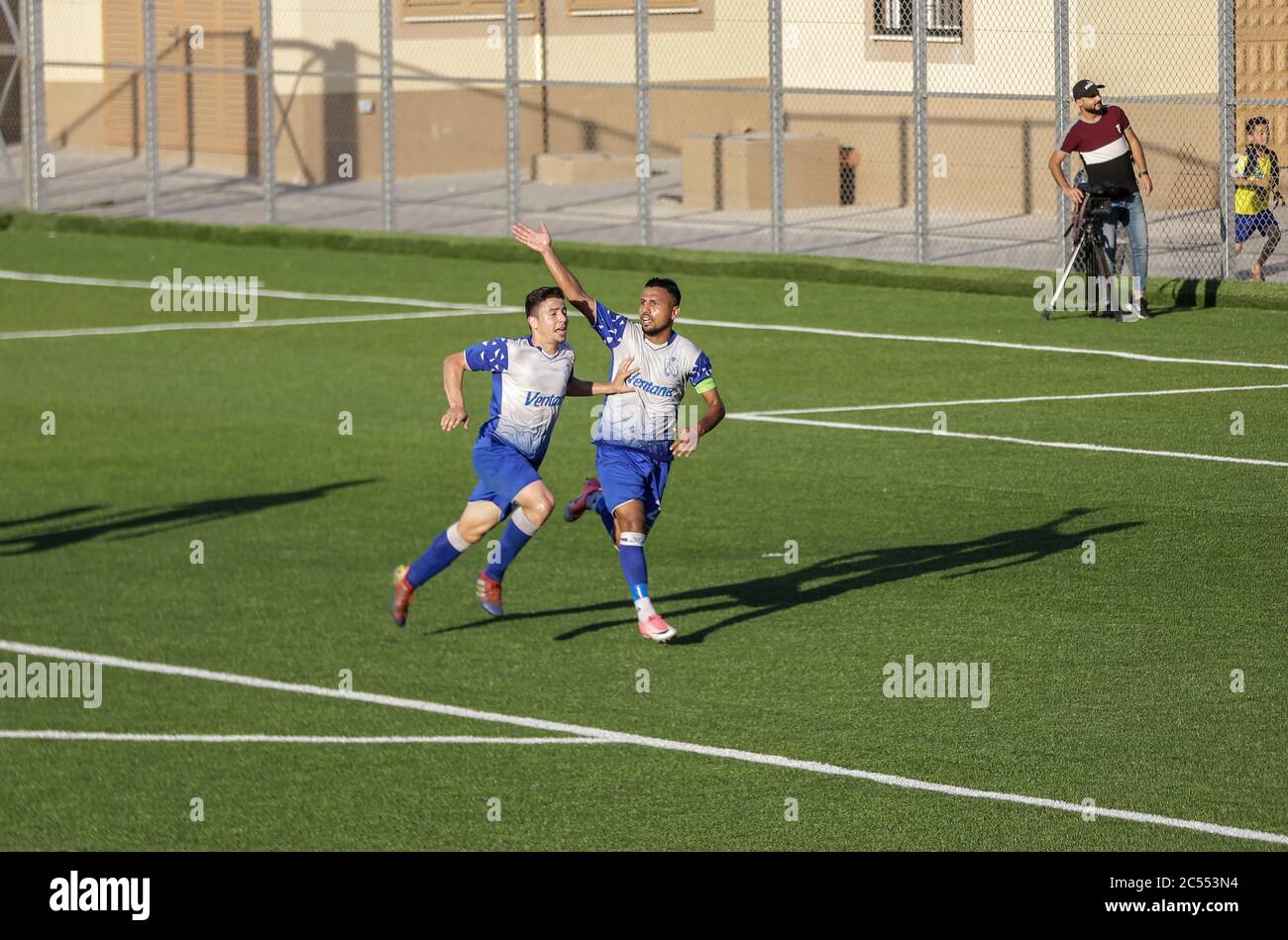 Gaza City, The Gaza Strip, Palestine. 30th June, 2020. A player of ...