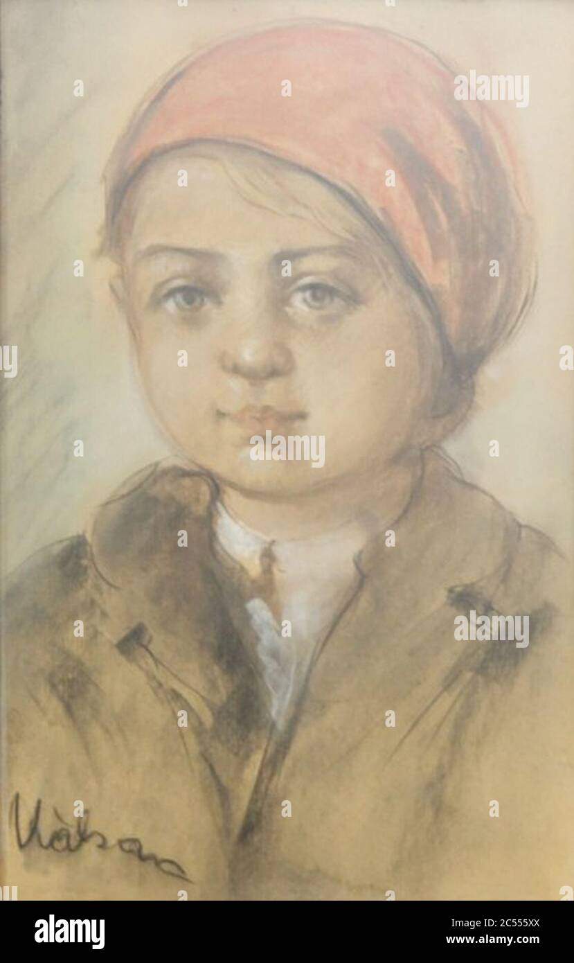 Ion Marinescu Valsan - Portret de copil Stock Photo - Alamy