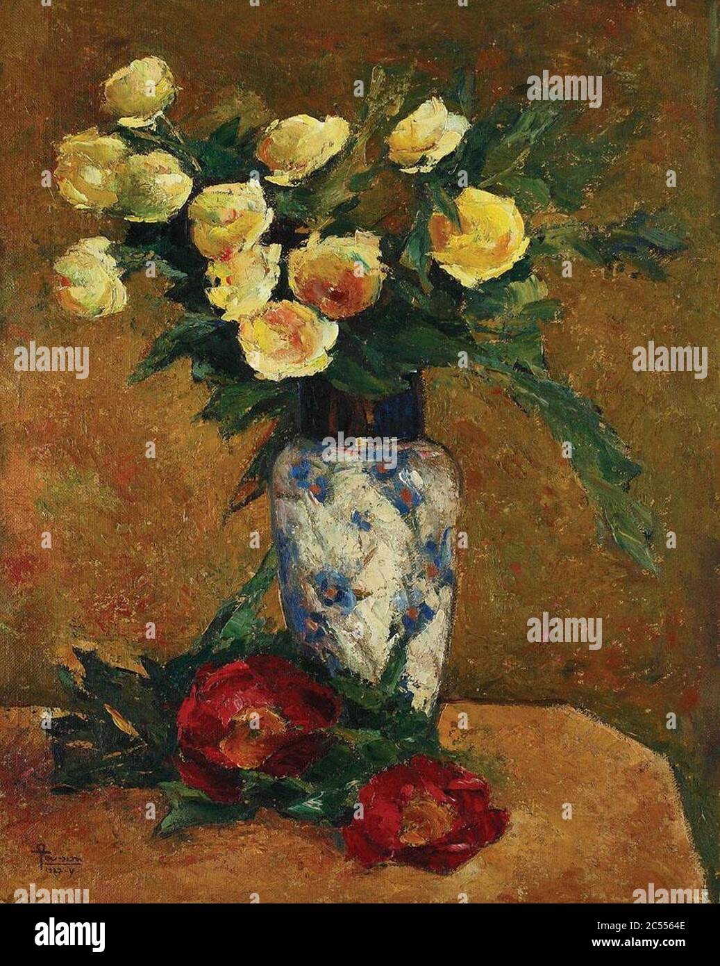 Ion Theodorescu-Sion - Trandafiri galbeni Stock Photo - Alamy