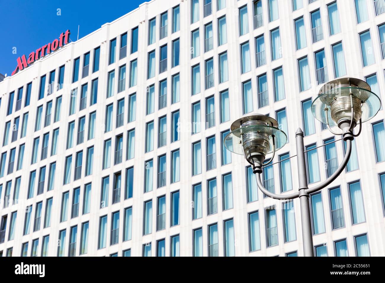 Marriott, hotel, house facade, Stadtmitte, Berlin, Germany Stock Photo ...