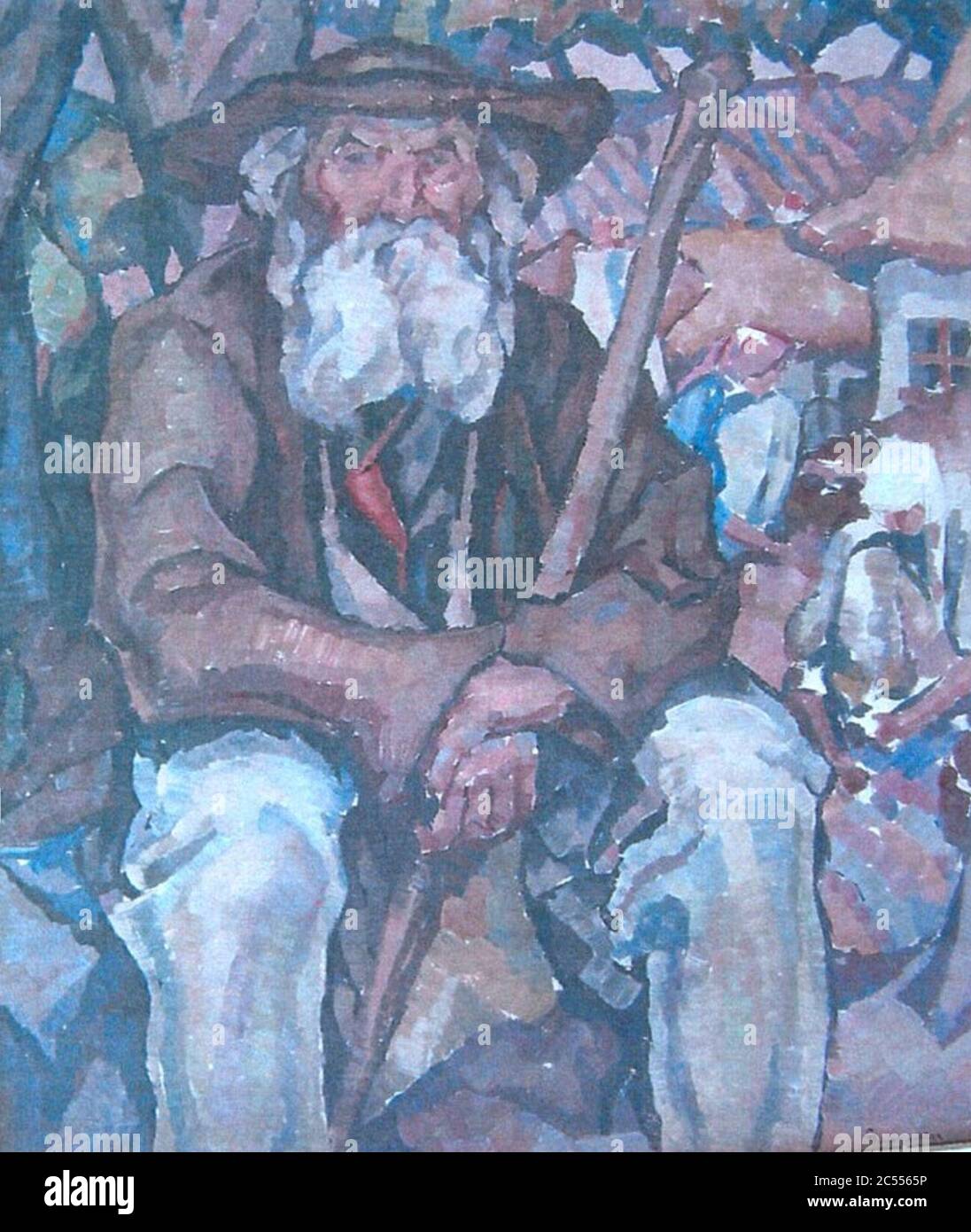 Ion Theodorescu-Sion - Portret de batran Stock Photo - Alamy