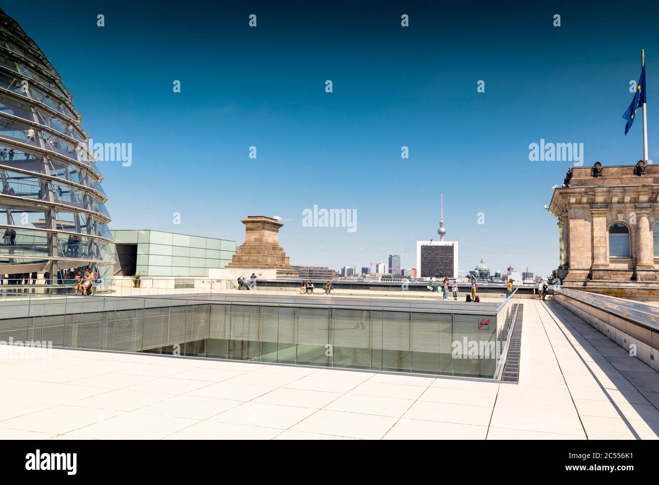 Reichstag, roof terrace, Bundestag, government district, Berlin, Germany Stock Photo - Alamy