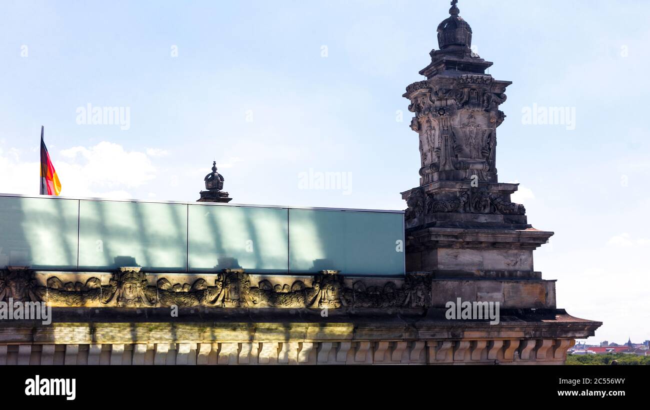 Reichstag, roof terrace, Bundestag, government district, Berlin, Germany Stock Photo - Alamy