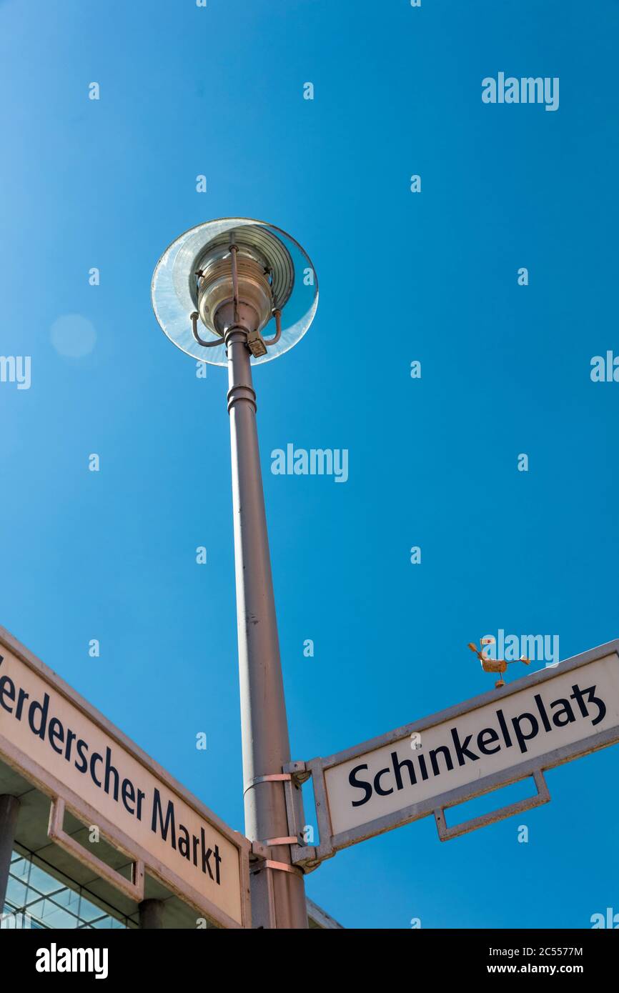 Street signs, Berlin, Germany Stock Photo - Alamy
