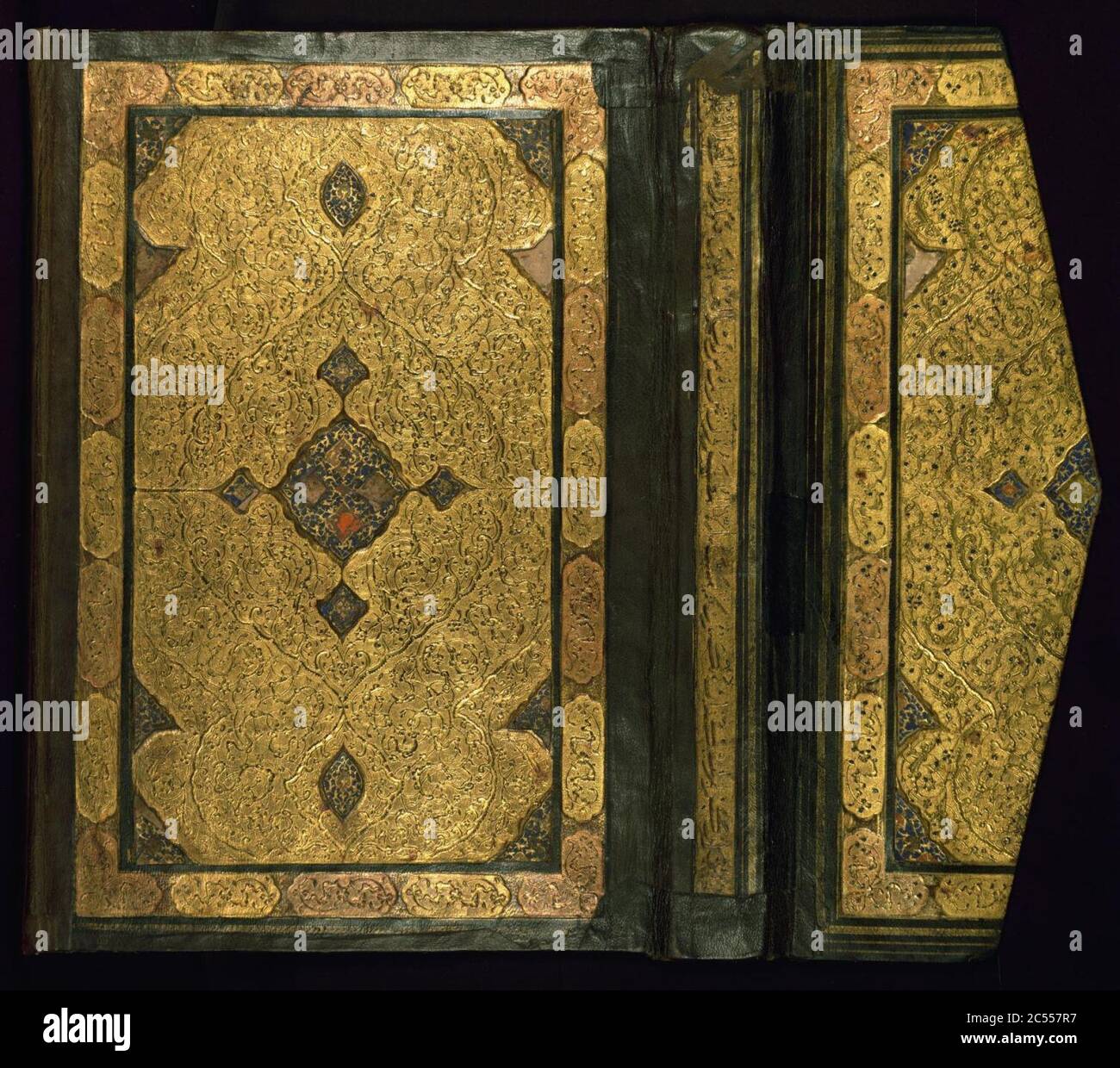 Iranian - Binding from Qur'an Stock Photo - Alamy