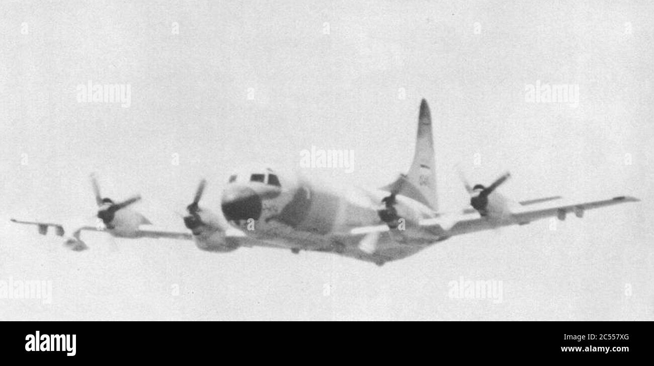 Iranian Lockheed P-3F Orion in flight, in 1981 Stock Photo - Alamy