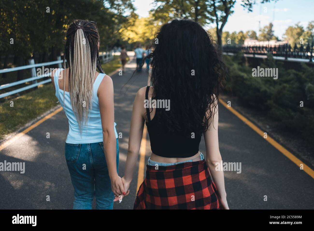 Best Friend Holding Hands High Resolution Stock Photography and Images ...