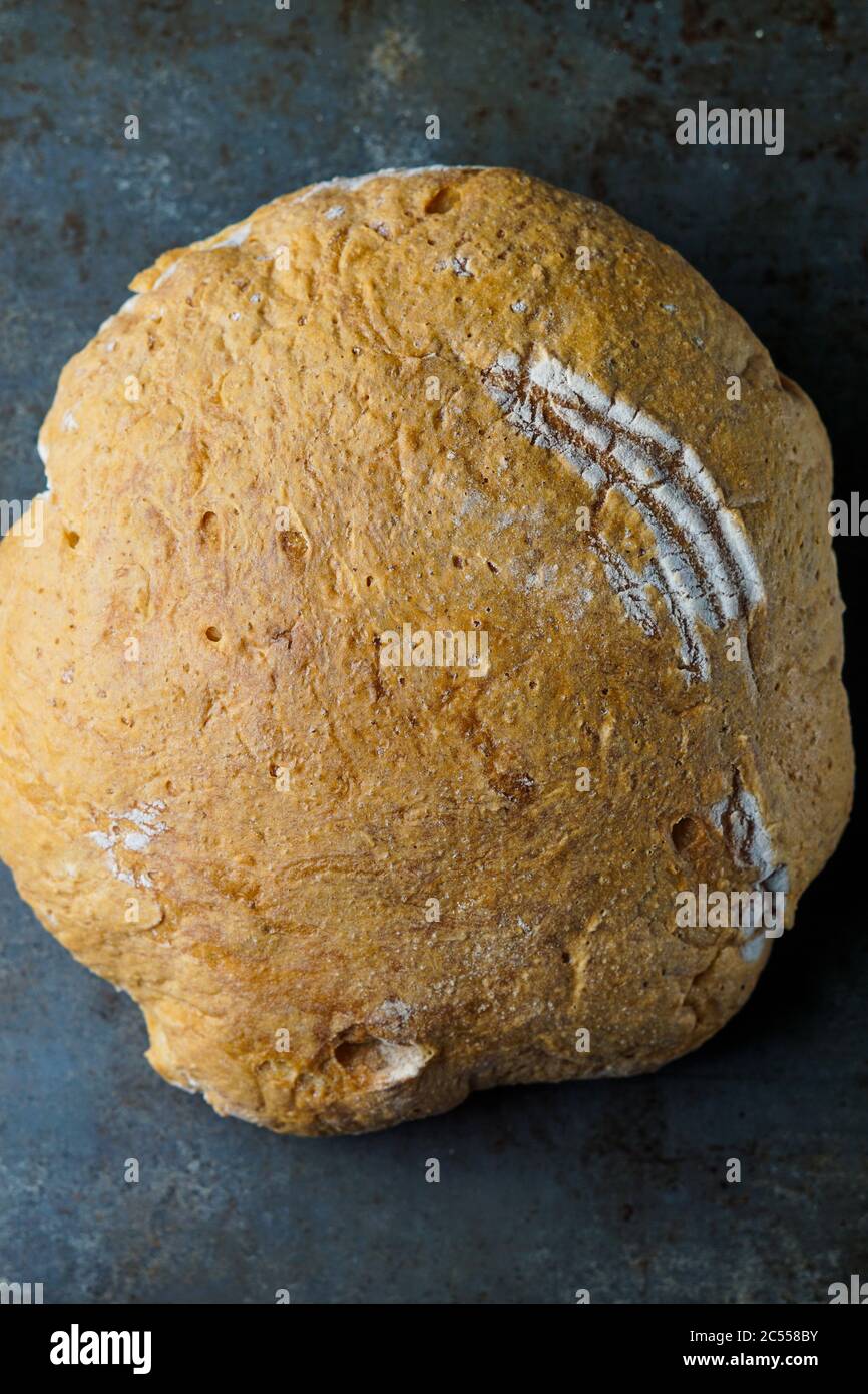 Rustic loaf of bread Stock Photo - Alamy