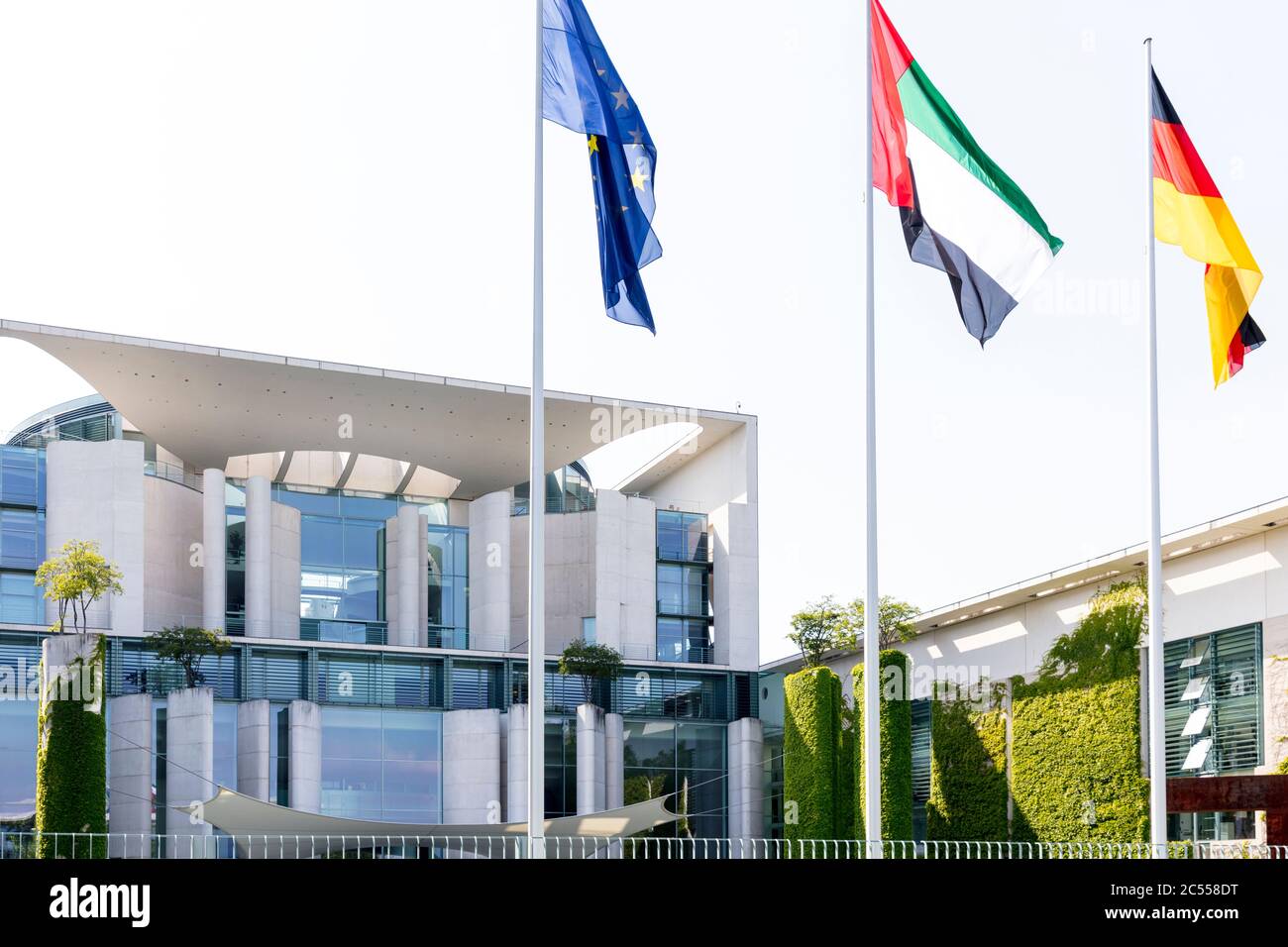 Federal chancellor flags hi-res stock photography and images - Alamy