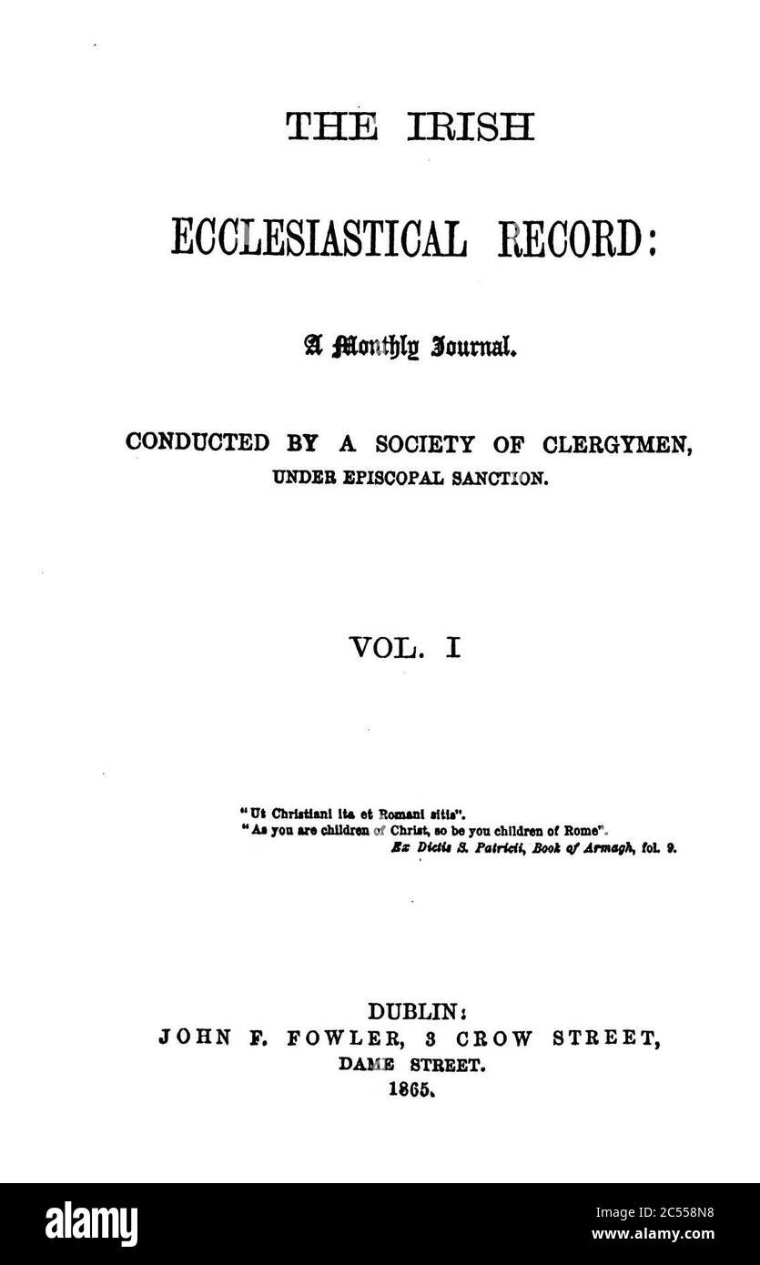 Ecclesiastical record hi-res stock photography and images - Alamy