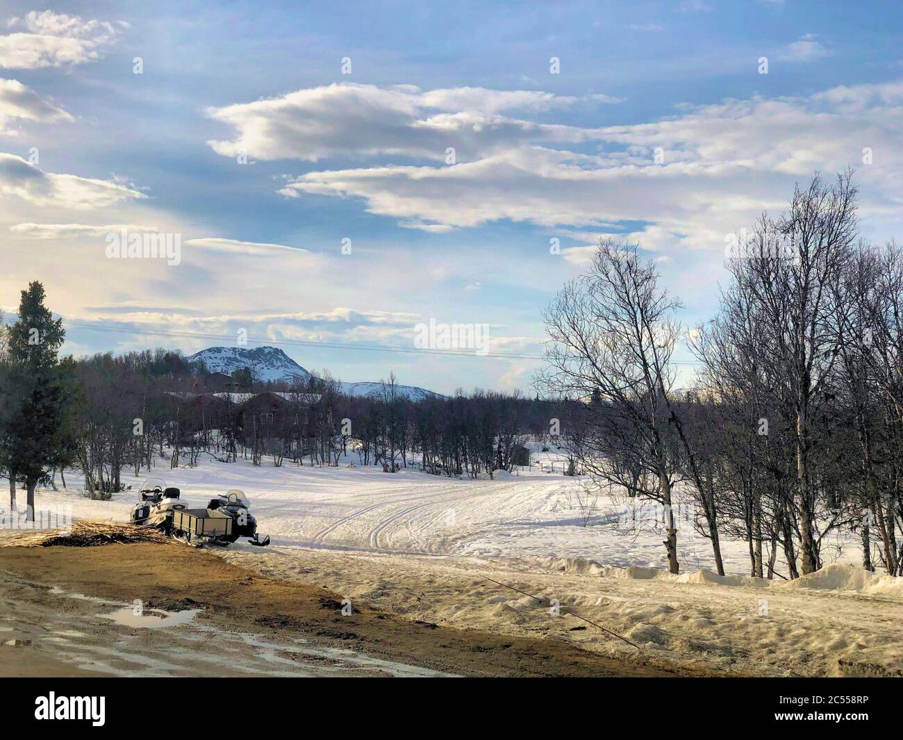 Winter wonderland in Venabu near Ringebu in Norway Stock Photo - Alamy