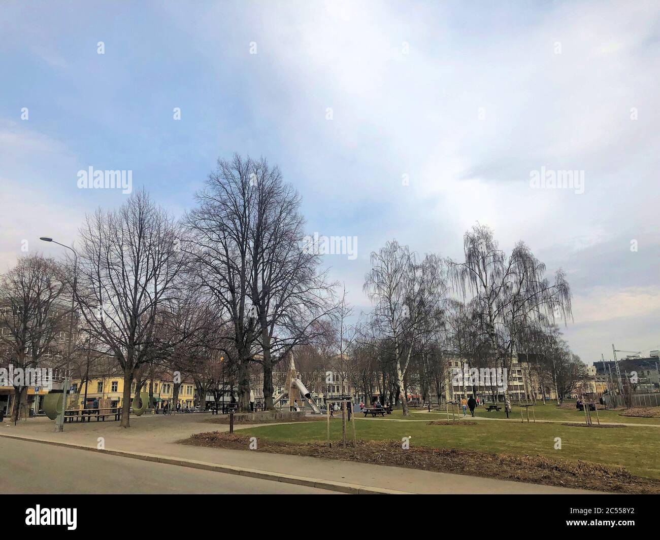 In the streets of Hamar Norway Stock Photo - Alamy