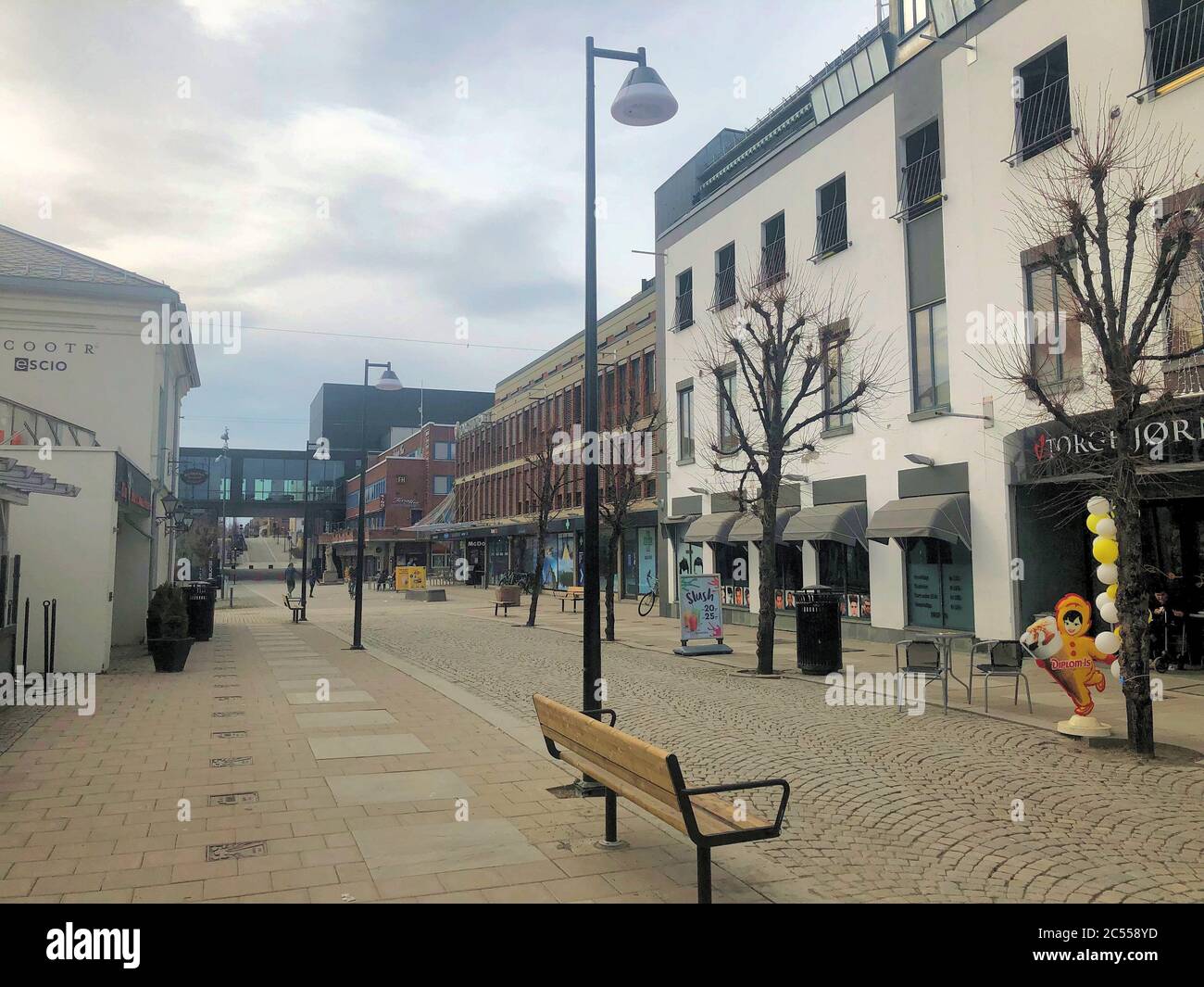 In the streets of Hamar Norway Stock Photo - Alamy