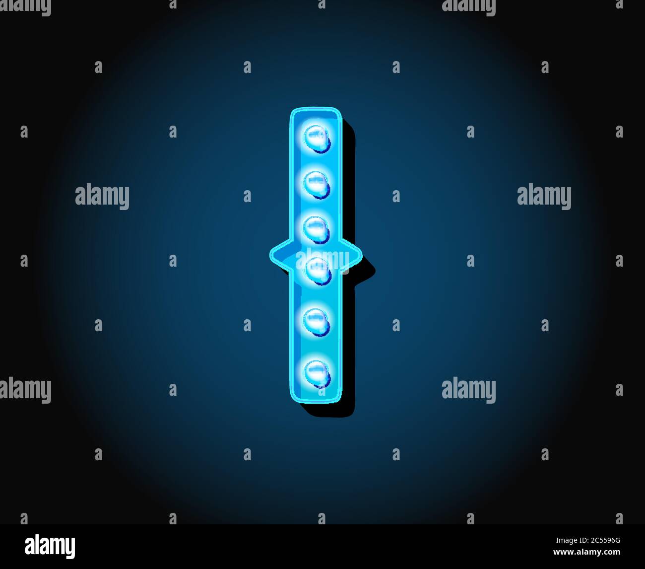 Neon theatre signs Stock Vector Images - Alamy