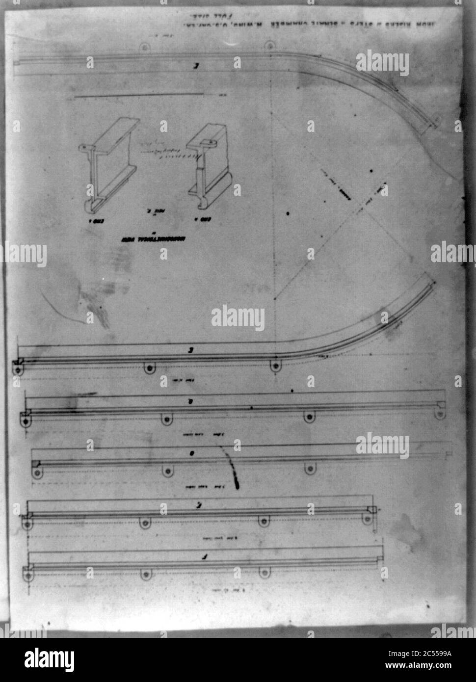 Iron risers of steps in Senate Chamber, n.w Stock Photo - Alamy