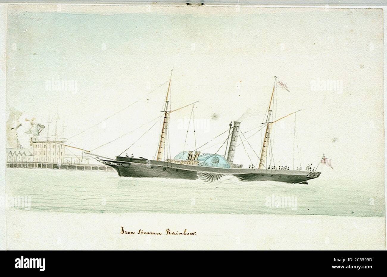Iron Steamer Rainbow RMG PU6697 Stock Photo - Alamy