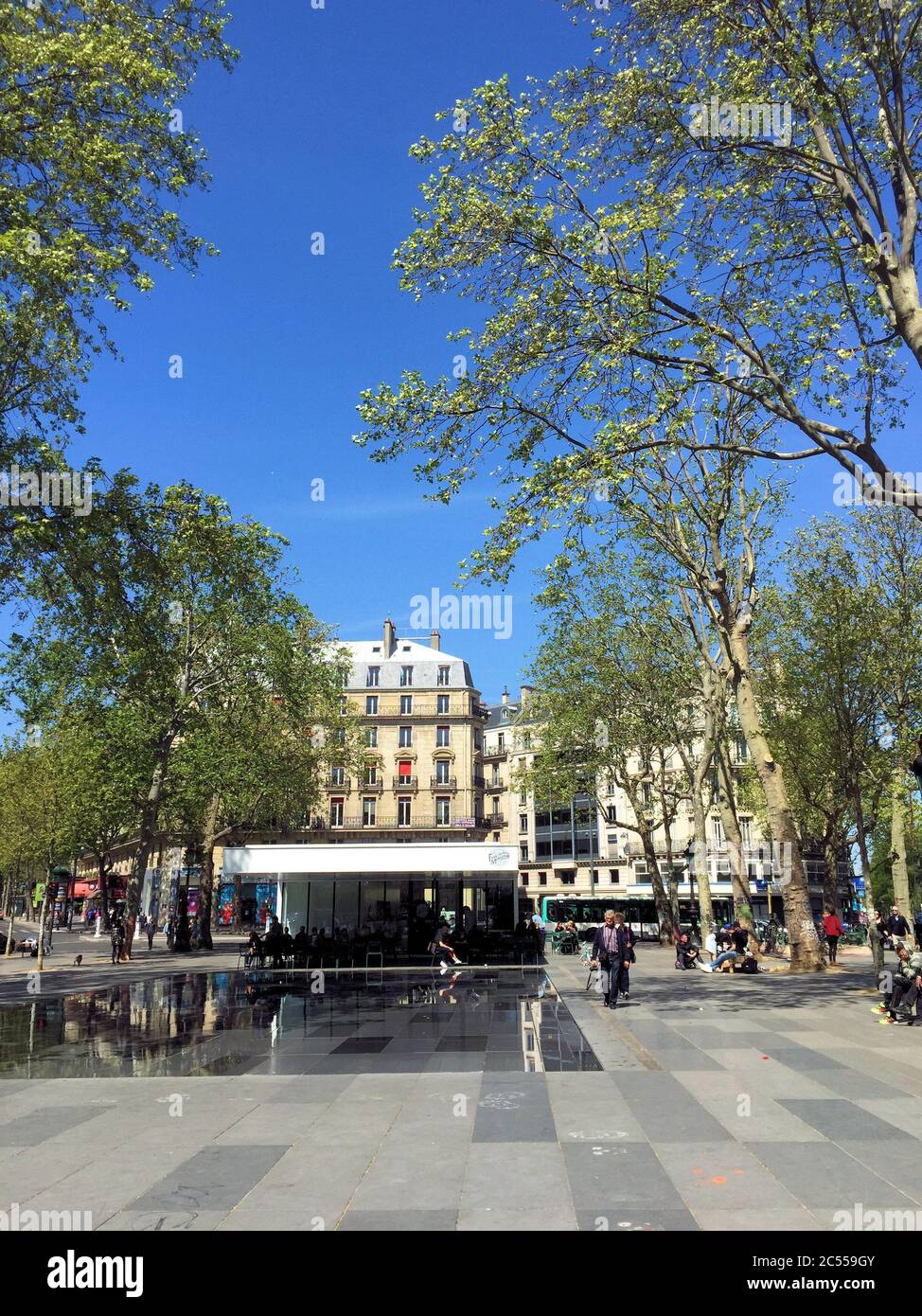 Paris france downtown overview hi-res stock photography and images - Alamy