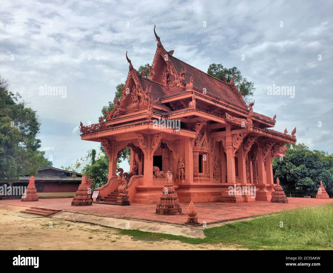 Buddha temple in Koh Samui Thailand Stock Photo - Alamy