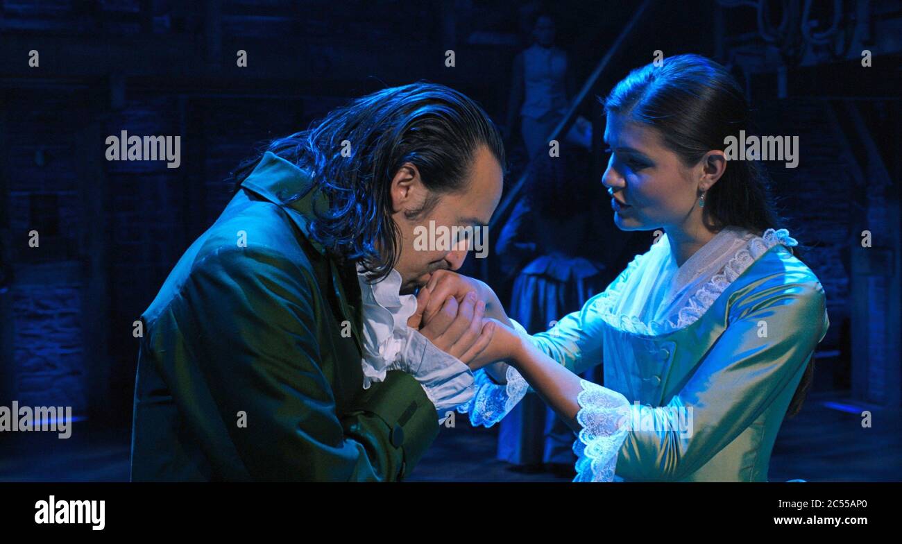 HAMILTON, from left: Lin-Manuel Miranda as Alexander Hamilton, Phillipa ...