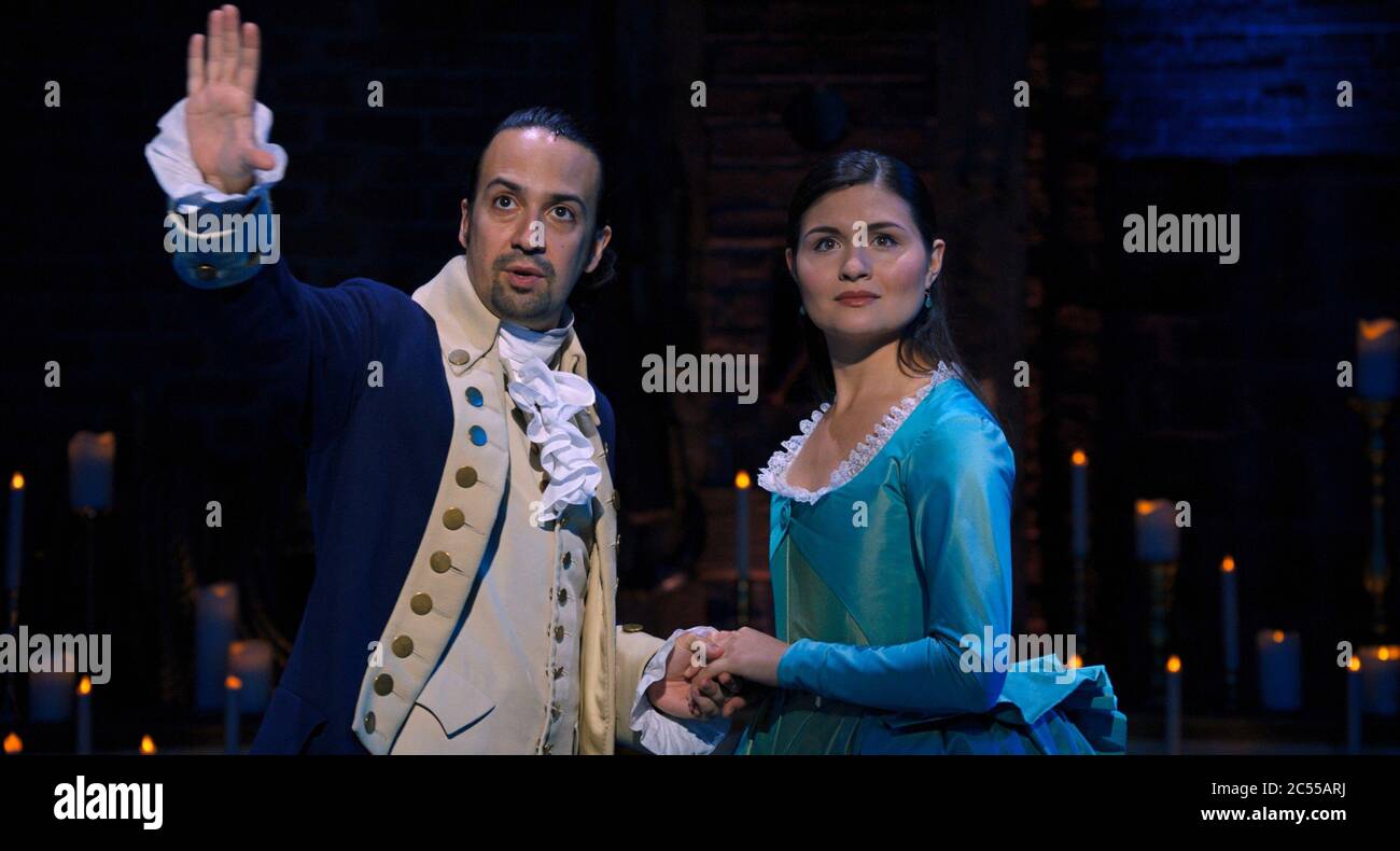 HAMILTON, from left: Lin-Manuel Miranda as Alexander Hamilton, Phillipa ...