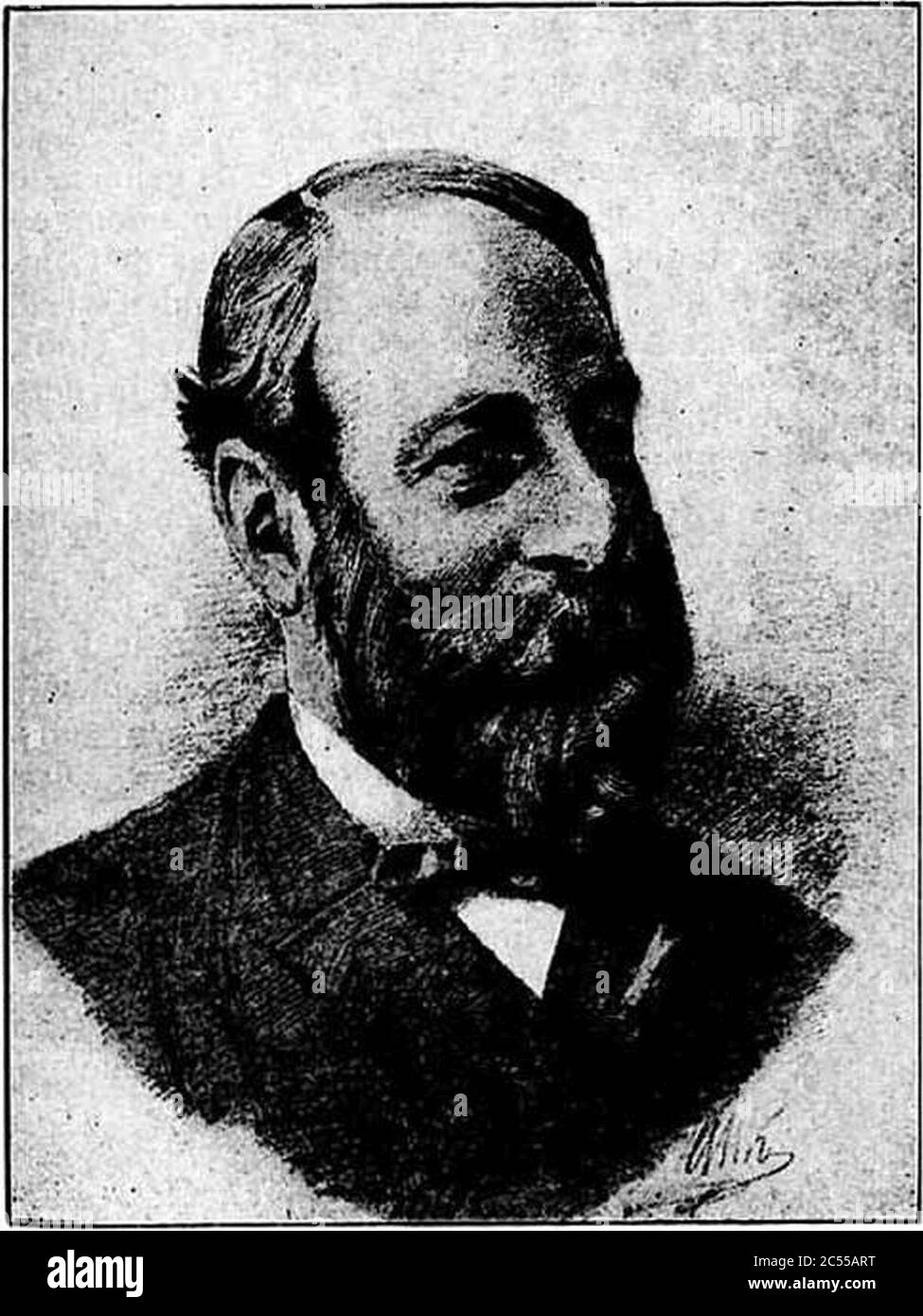 Isaac Gosschalk (1838-1907) with border Stock Photo - Alamy