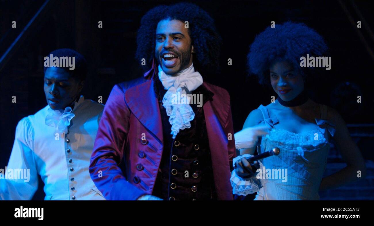 HAMILTON, center: Daveed Diggs as Thomas Jefferson, 2020. © Disney+ ...
