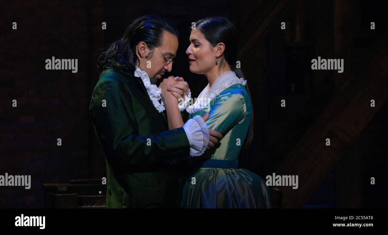 HAMILTON, from left: Lin-Manuel Miranda as Alexander Hamilton, Phillipa ...