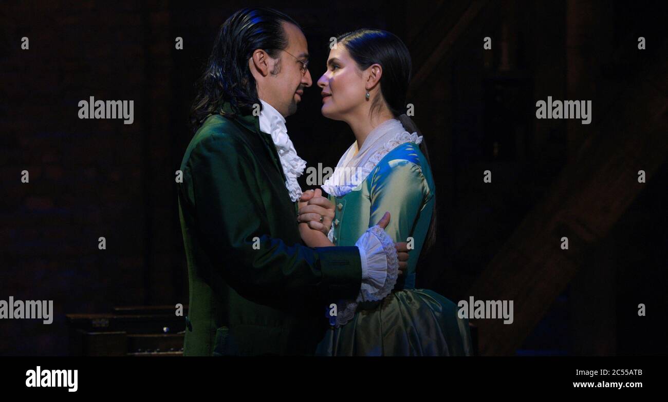 HAMILTON, from left: Lin-Manuel Miranda as Alexander Hamilton, Phillipa ...